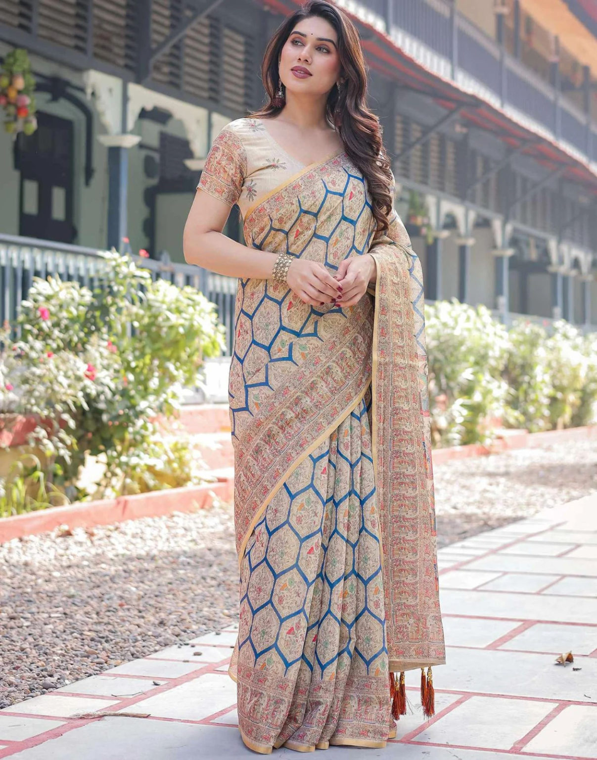 Chanduri Silk Sharee For Women - All Market Bangladesh